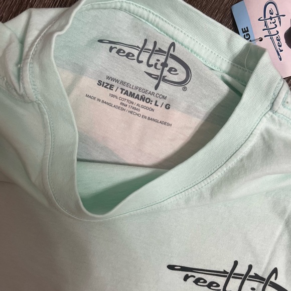 reel life | Shirts | Reel Life Mens Short Sleeve Graphic Tshirt | Poshmark